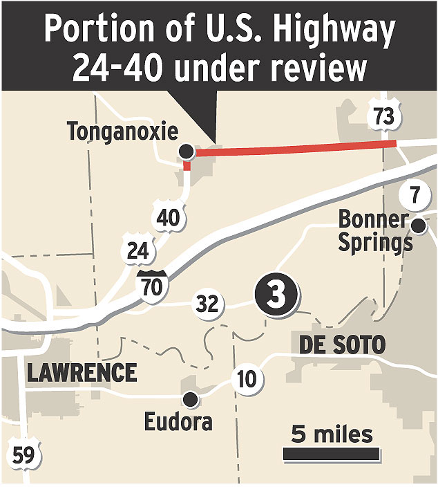 Residents to drive Highway 24-40 study | News, Sports, Jobs - Lawrence ...